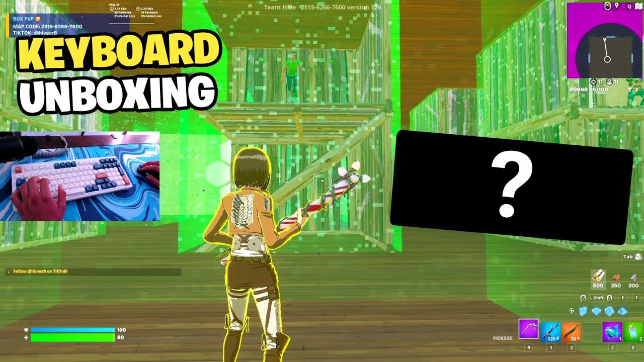 Modern97 KEYBOARD UNBOXING ASMR Chill 🤩 BOX PVP 🎧 Satisfying Fortnite ...