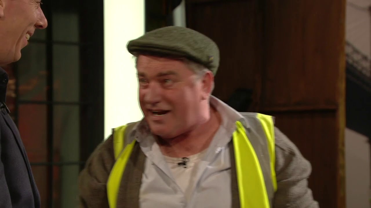 Pat (Pat Shortt) The Plumber Disrupts The Late Late Show! - YouTube