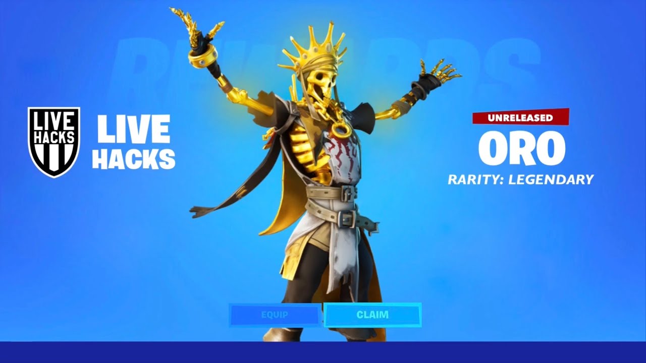 UNRELEASED “ORO” SKIN SHOWCASE!!! - YouTube
