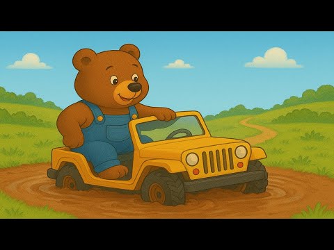 🐻Fat Bear Rescues Car Stuck in Swamp 🚜✨- Rescue Work - Fat Bear