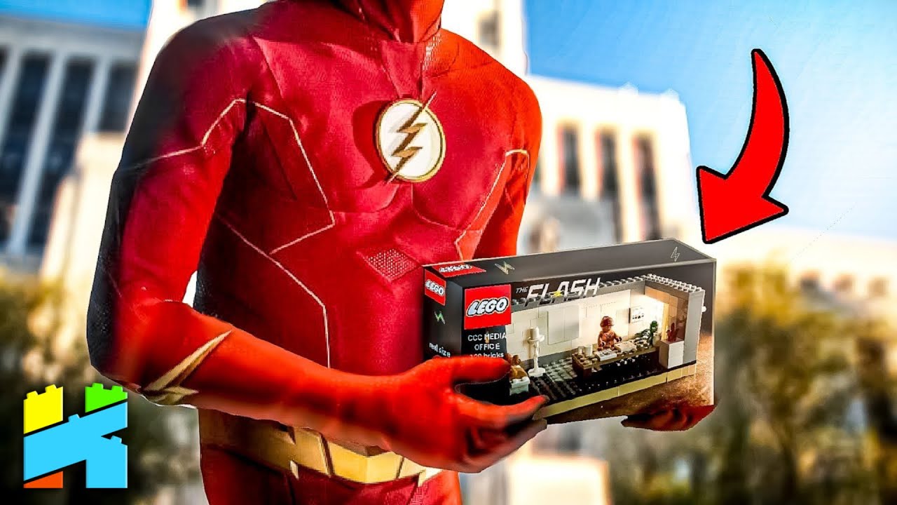 I Surprised The Flash Actors with Custom LEGO Sets! - YouTube