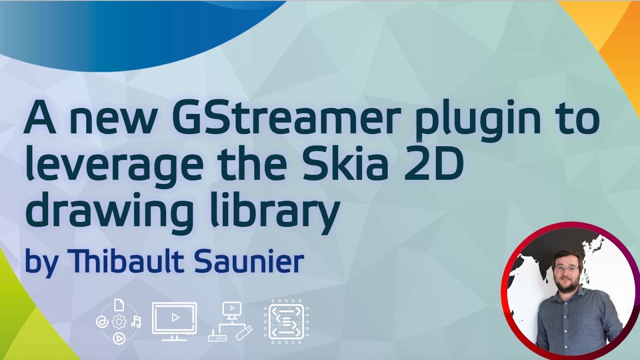 A new GStreamer plugin to leverage the Skia 2D drawing library - YouTube