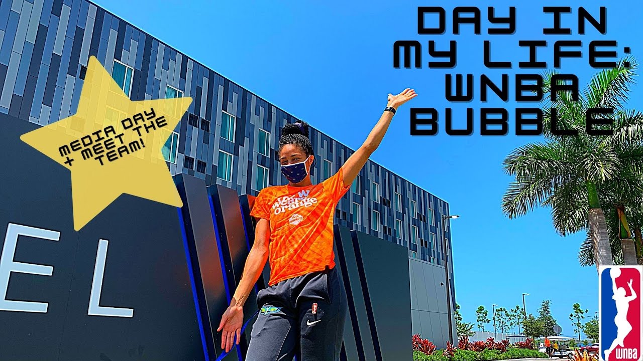 DAY IN THE LIFE | WNBA BUBBLE + MEDIA DAY + MEET THE TEAM - YouTube
