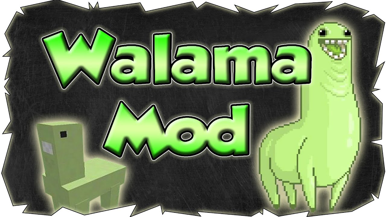 Rideable Baby Walama! | Walama Mod | Minecraft Mod Showcase - YouTube