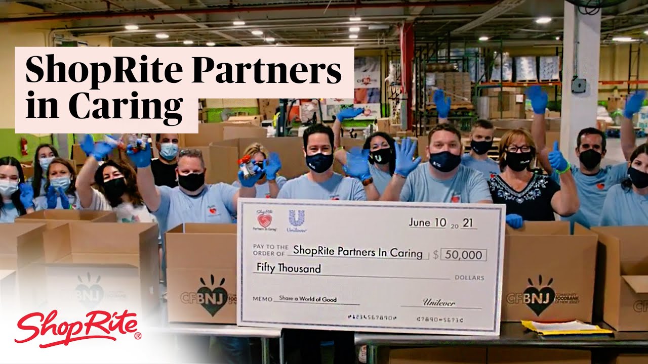 Partners In Caring Food Bank | ShopRite Grocery Stores - YouTube