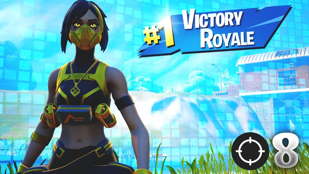 8 Kill Trio Win With Double Agent Hush Gameplay In Fortnite Battle ...