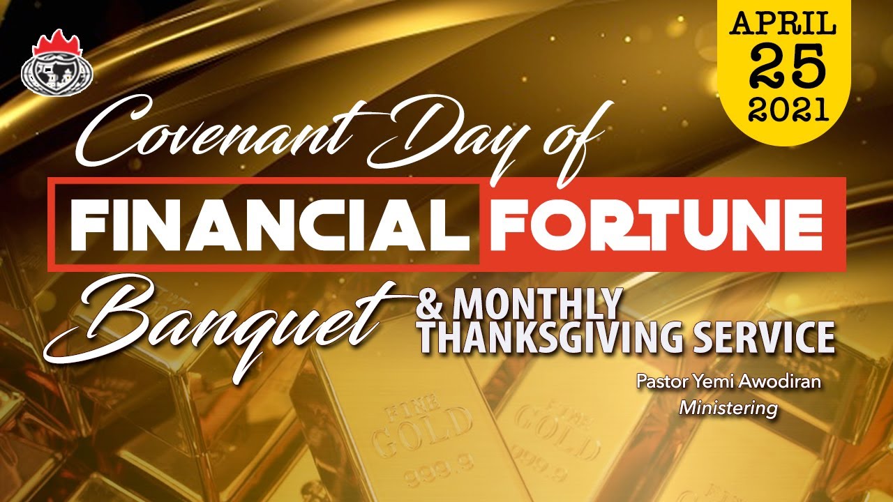 Financial Fortune Banquet + End Of The Month Thanksgiving 1st & 2nd ...