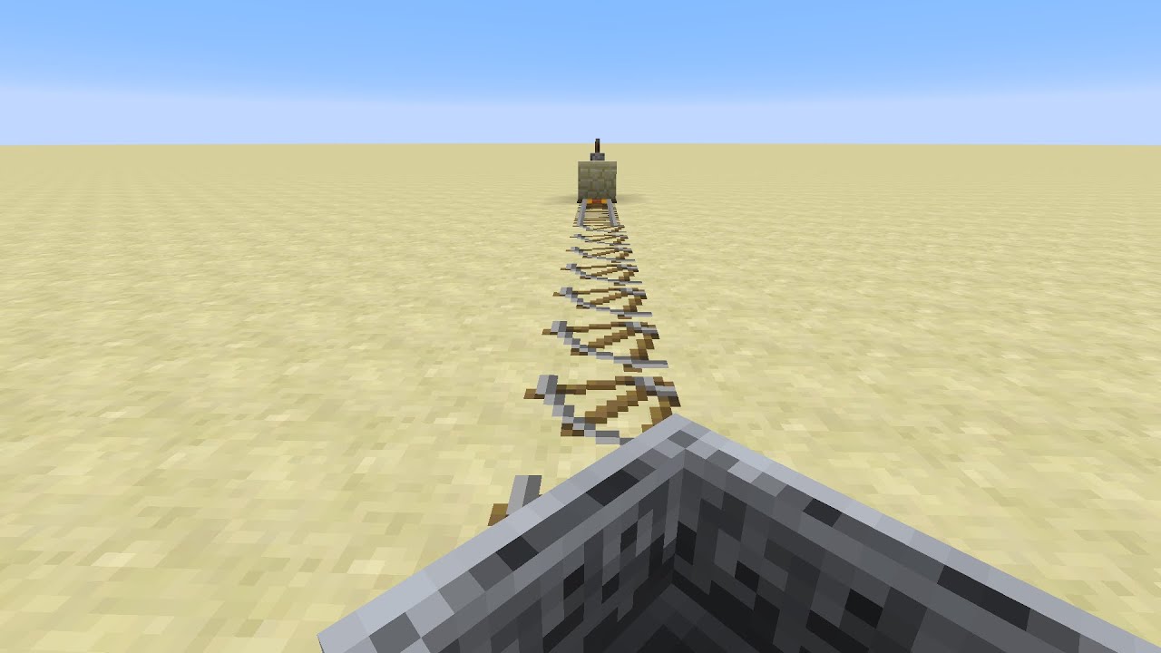Minecraft Tutorial - Speed Schienen - YouTube