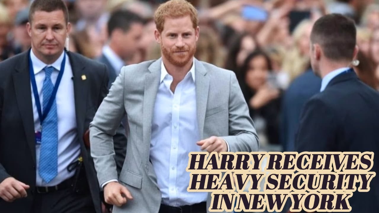 Prince Harry's Heavy Security in New York: A Deep Dive. - YouTube