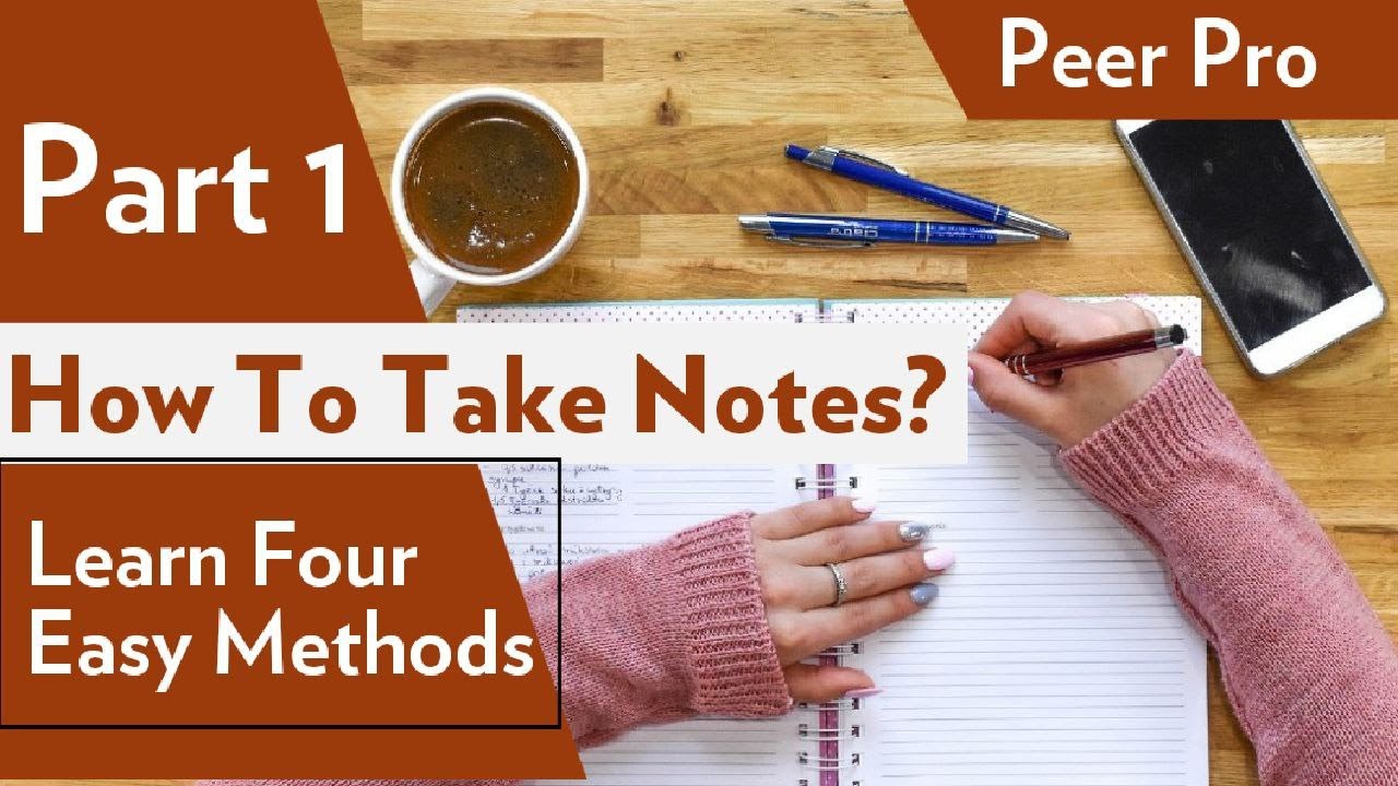 How To Take Notes? || Note Taking Methods || Latest Note Taking ...
