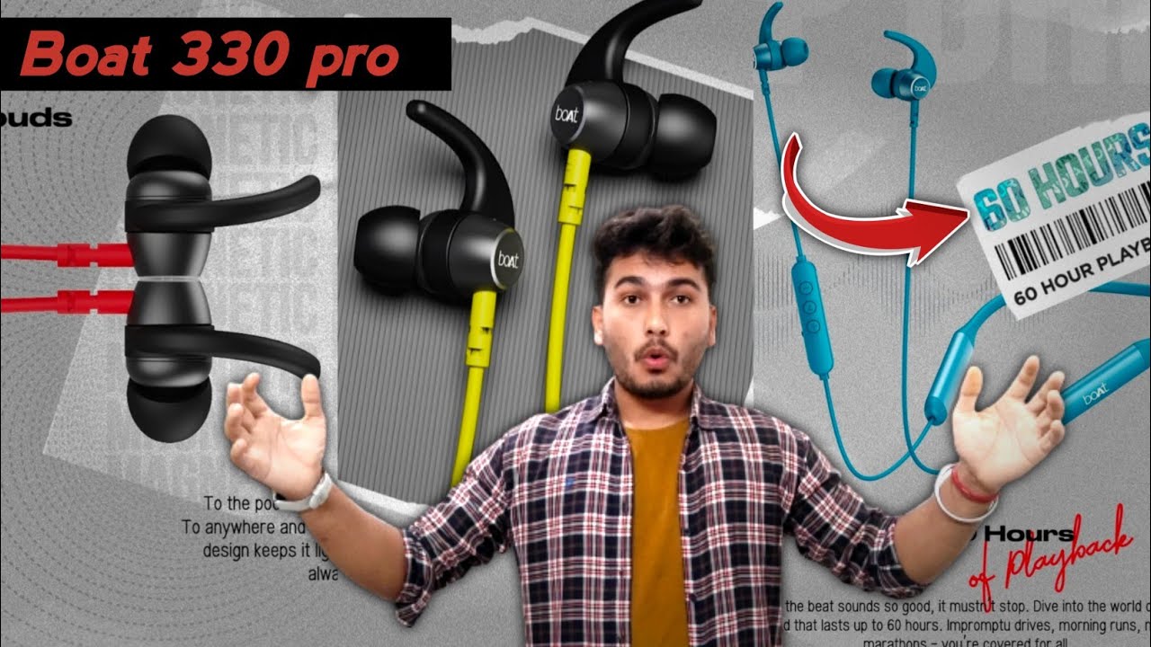 Boat Rockerz 330 Pro Lounching soon All Features And Details ⚡|| 60 Hrs ...