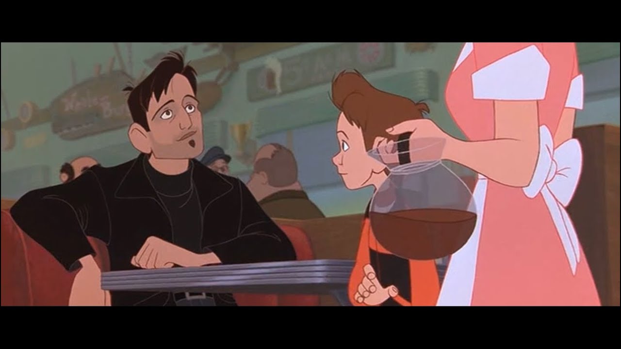 The Iron Giant - The dinner Sence (Greek) - YouTube