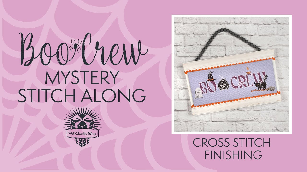 Mystery Boo Crew Cross Stitch Reveal - Halloween Cross Stitch Finishing ...