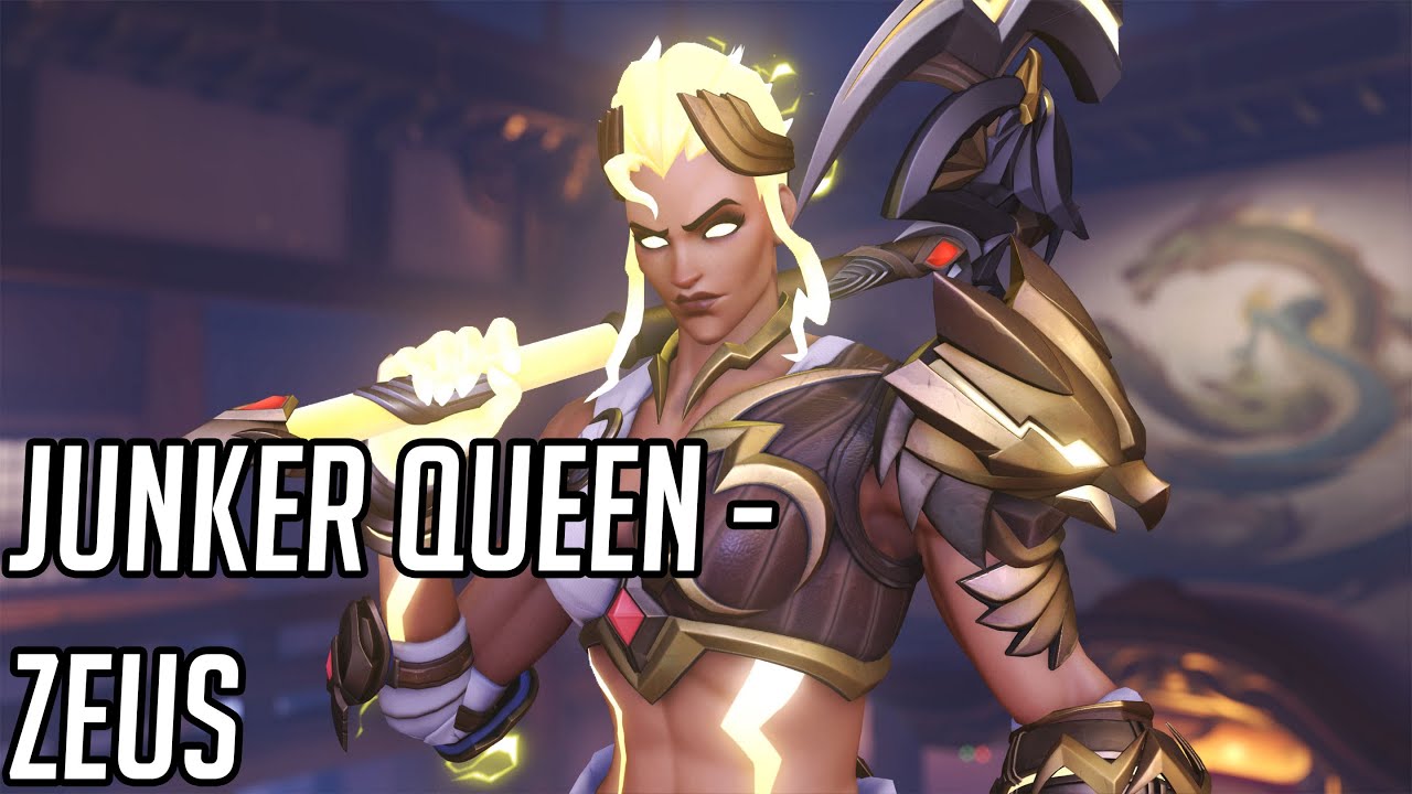 Junker Queen "Zeus" Base Skin Showcase - Overwatch 2 - YouTube