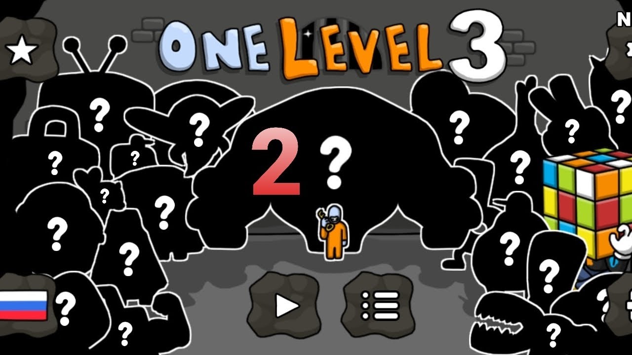 Прохождение one level 3 [2] часть Босс ключ - YouTube