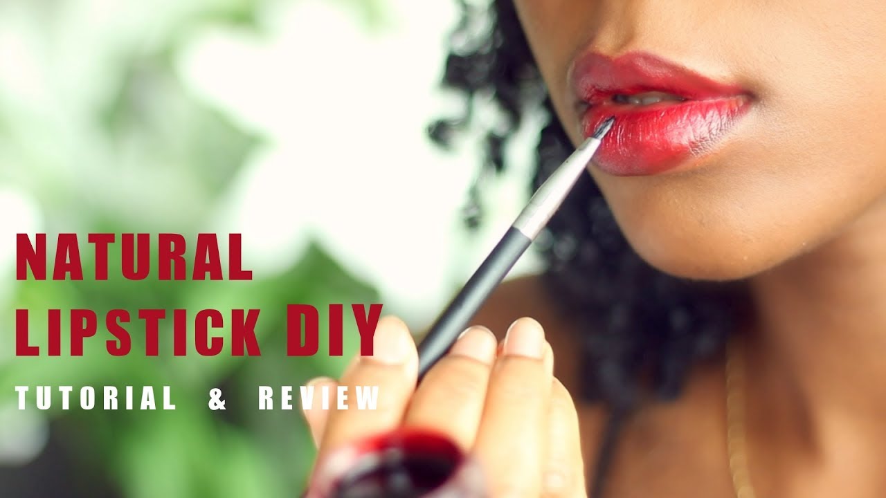 DIY NATURAL LIPSTICKS THAT WORK ?? Homemade Lipstick TUTORIAL & REIVEW ...