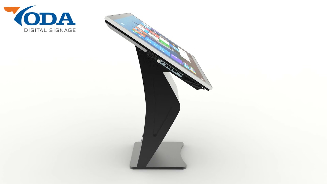 43 Inch Stand Multimedia PC Interactive Self Service Touch Screen Kiosk ...