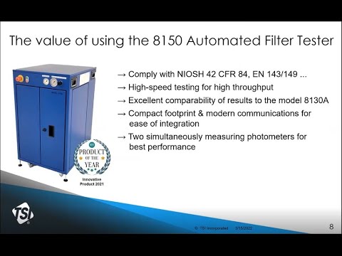 Filter Testing for Highly Efficient Respirators P100/FFP3/P3 - TSI's ...