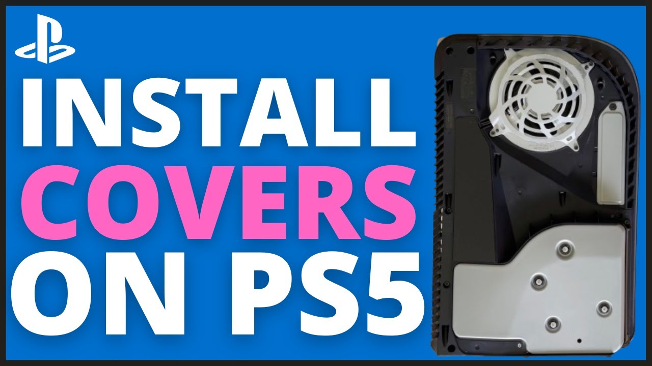 How to Change PS5 Face Covers (Console Side Plates) - YouTube