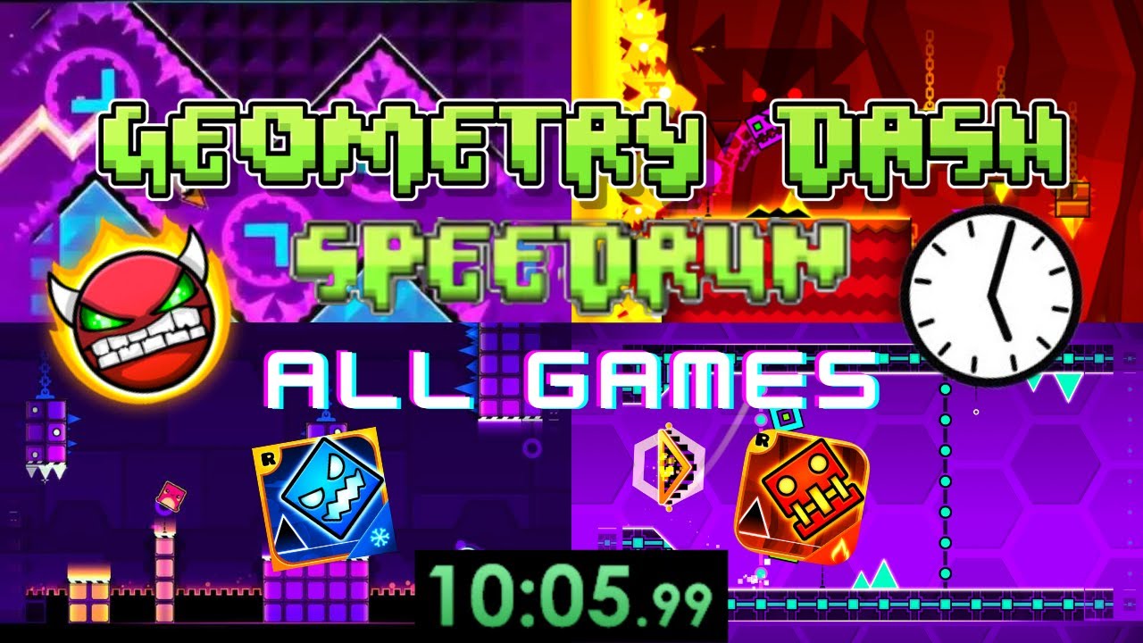 I Beat EVERY Geometry Dash Game In One Sitting - YouTube