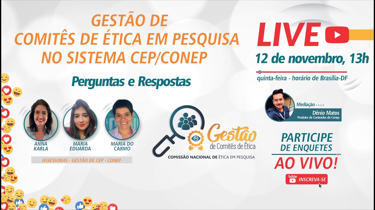 Gestão de CEP no Sistema CEP/Conep: Perguntas e Respostas. - YouTube