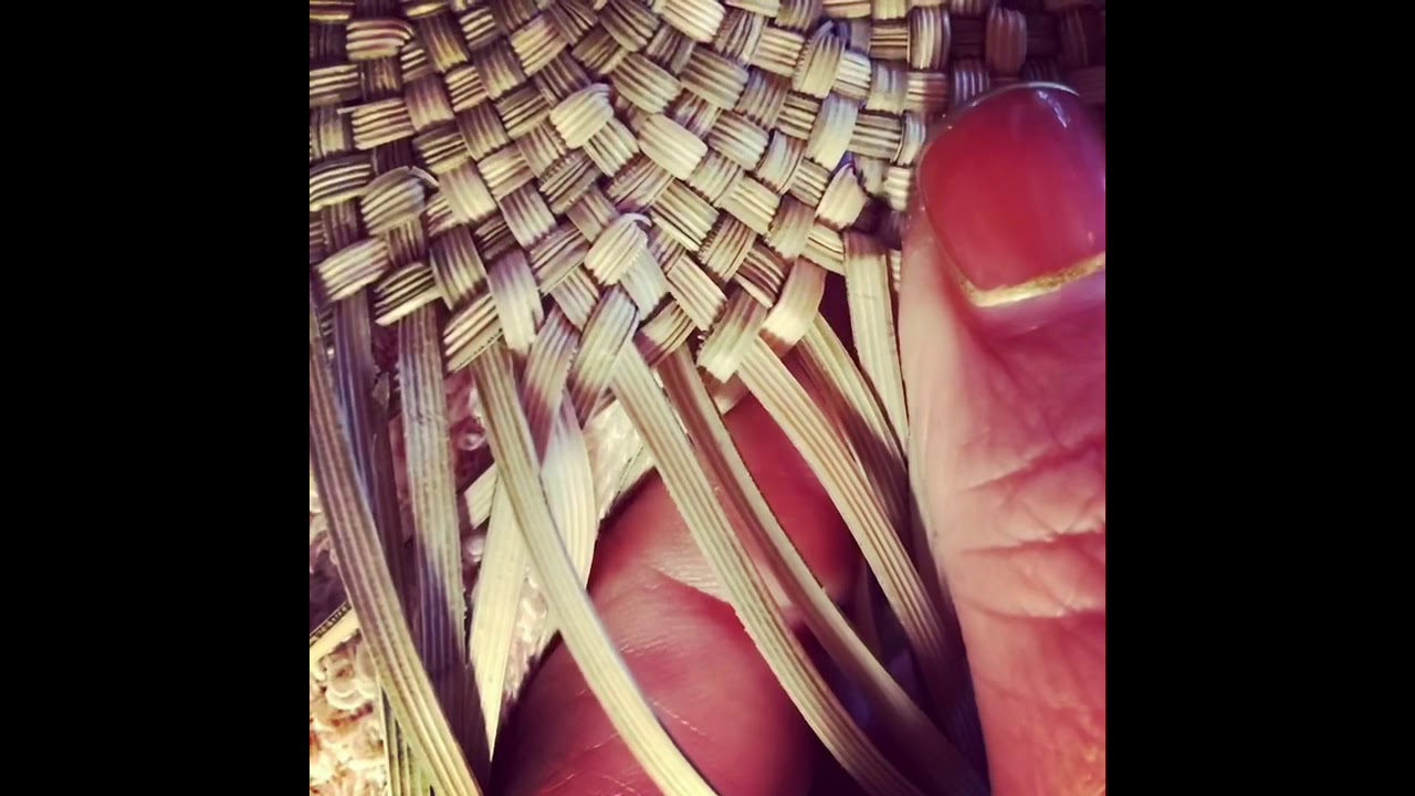 Weaving Adan hat - YouTube