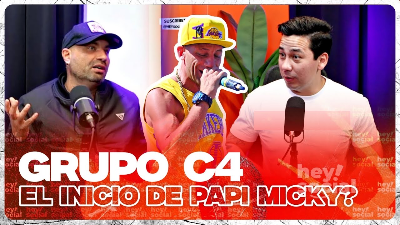 ¿EL PAPI MICKY comenzó cantando en GRUPO C4? Entrevista Old School ...