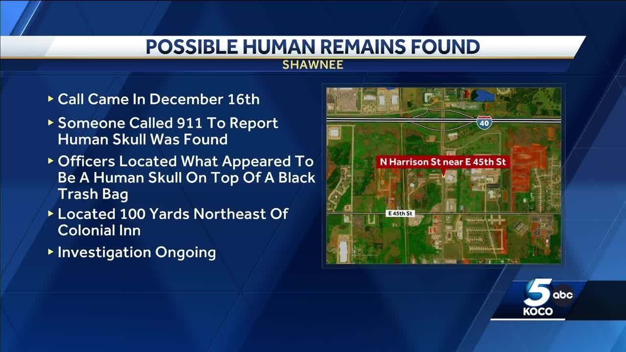 Investigation underway after possible human remains found in Shawnee ...