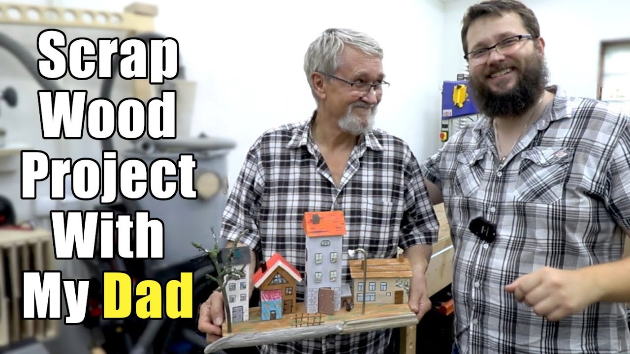 Making The Best Scrap Wood Project With My Dad - YouTube
