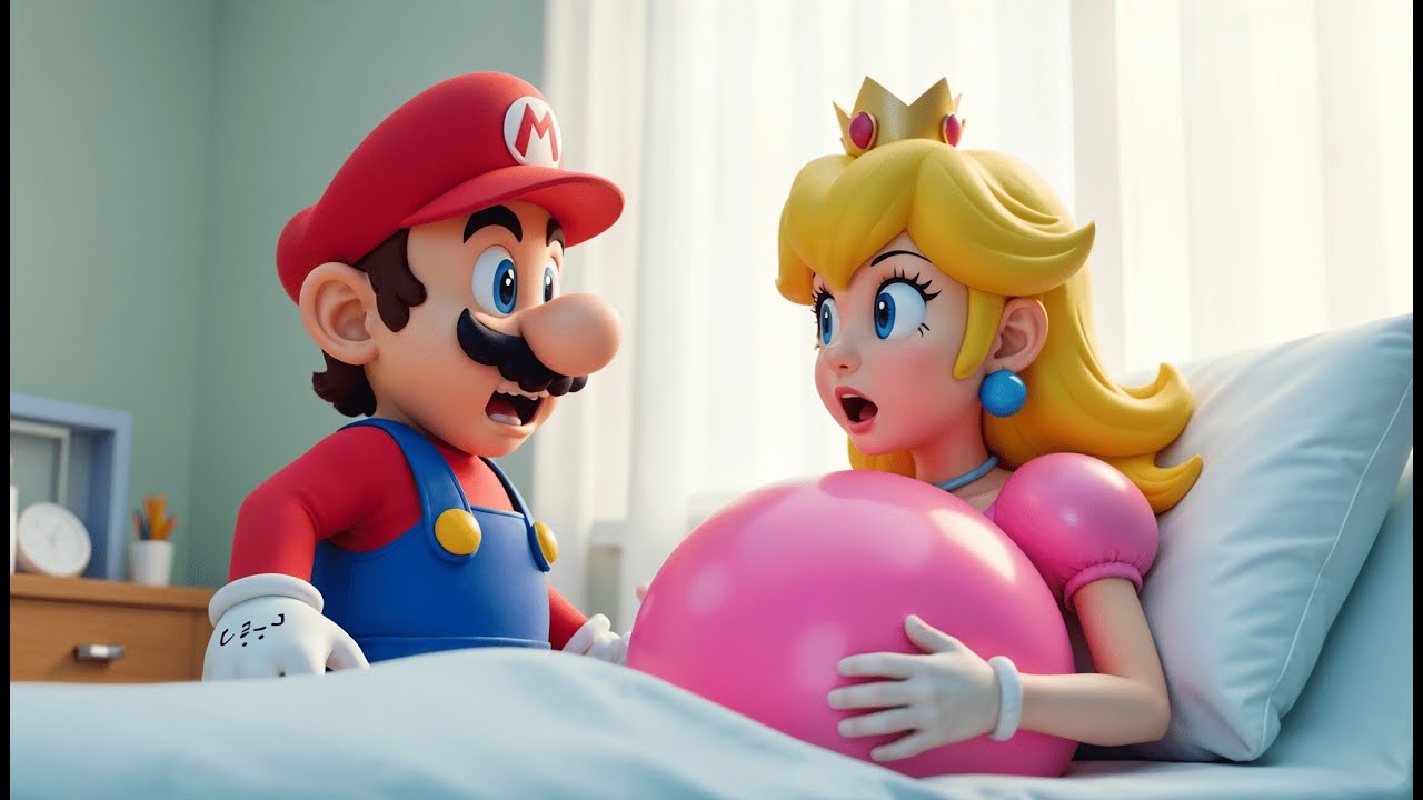 Peach is PREGNANT - Lego Mario enter the Nintendo Switch Rescue her ...