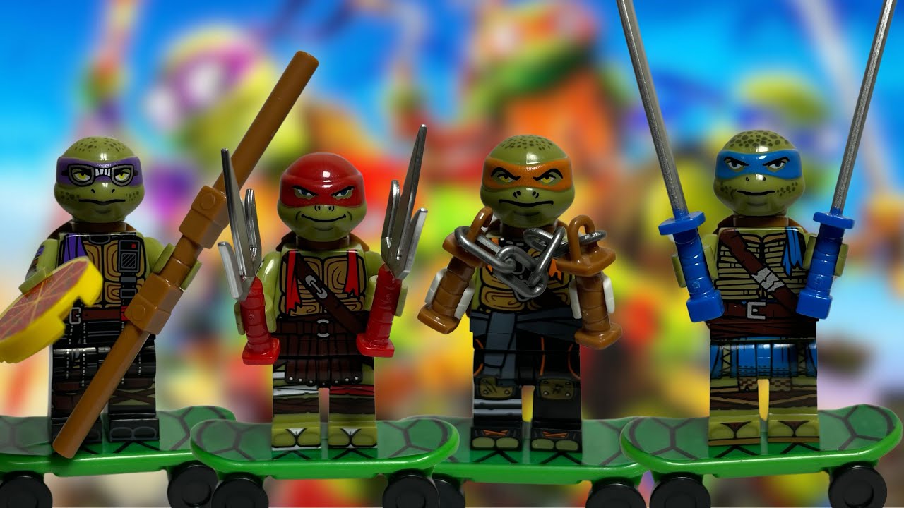 Unboxing Minifigure Bricks Ninja Turtle / Lego Kura-Kura Ninja - YouTube