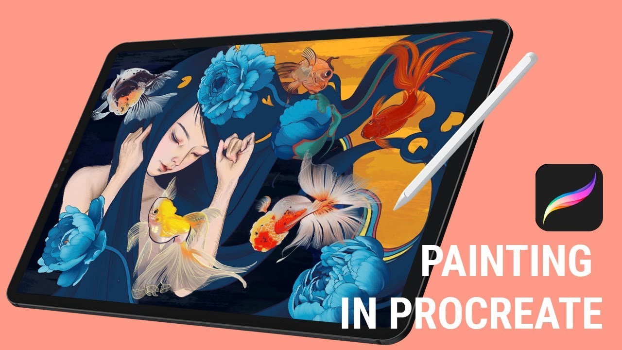 Procreate Girl Illustration Walkthrough and Tour - YouTube