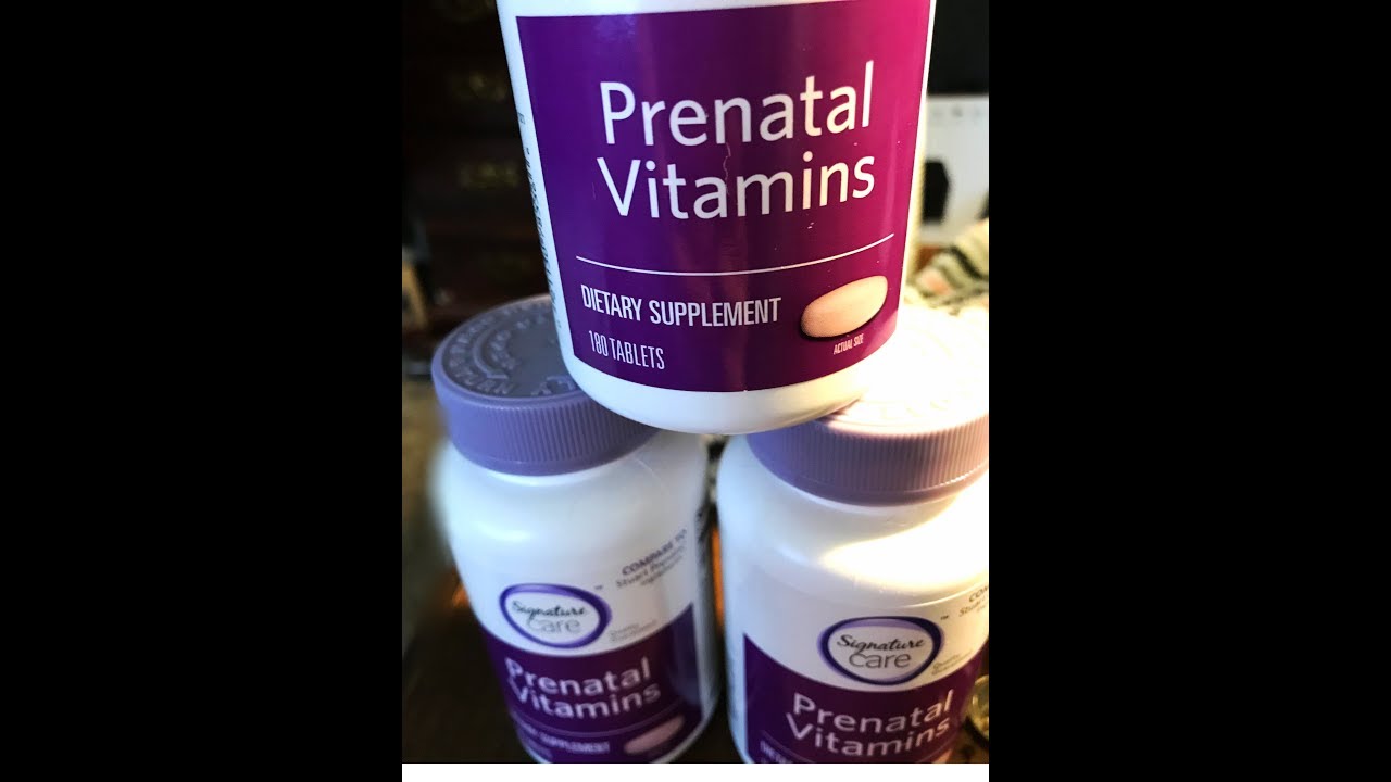 Signature Care Prenatal Vitamins - YouTube