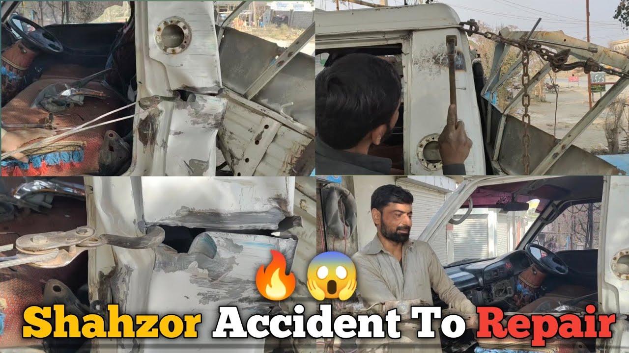 🔥😱"Shahzor Hyundai Accident to Stunning Repair | Full Restoration ...