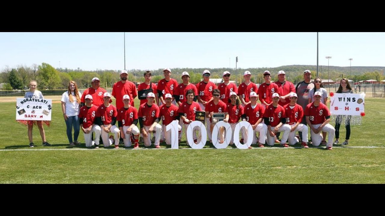 2018 Stilwell Indians vs Roland Rangers - Barton's 1,00th Win BASEBALL ...