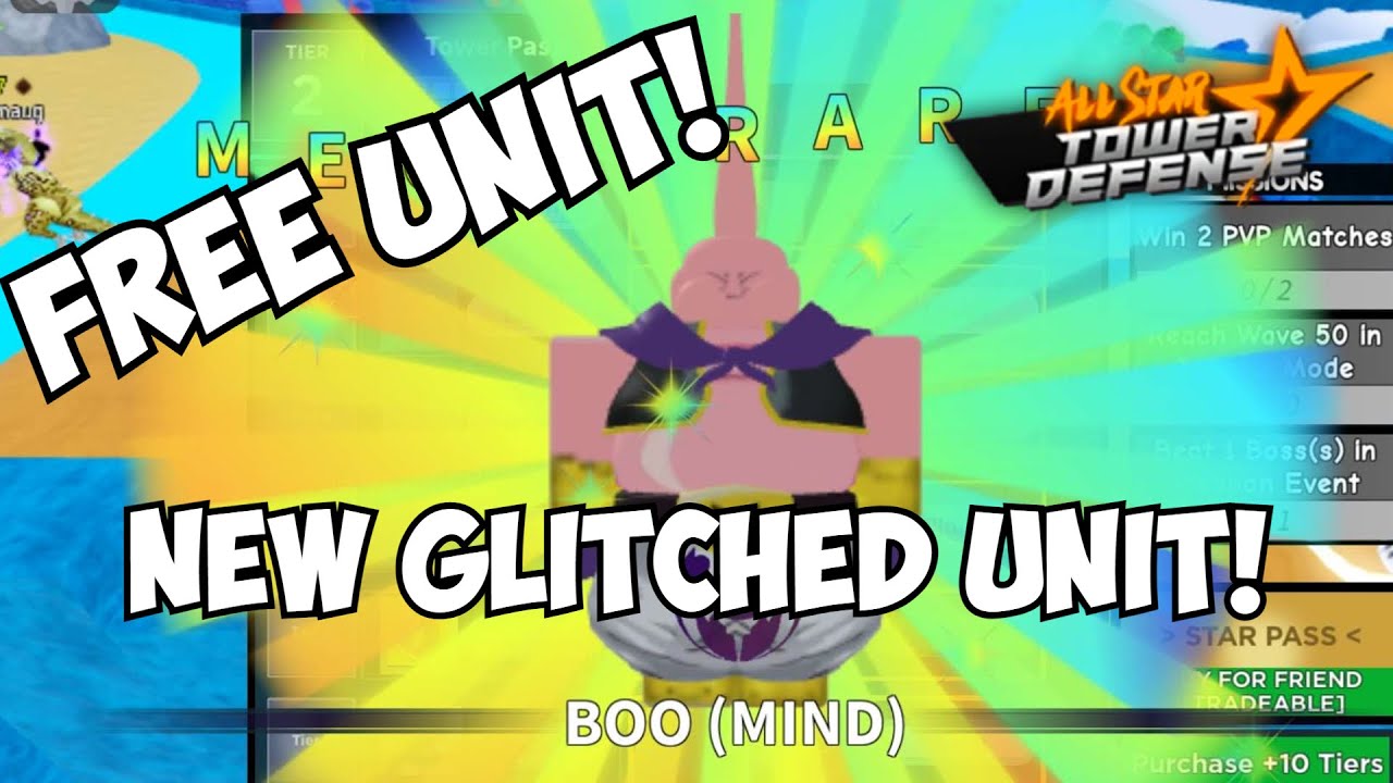 New FREE UNIT Boo (MIND) is GLITCHED! | All Star Tower Defense Showcase ...
