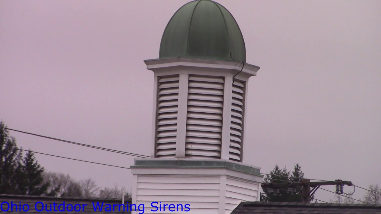 Bath Twp, OH Fedelcode Model 5 Siren Test Full Alert 4-20-19 - YouTube