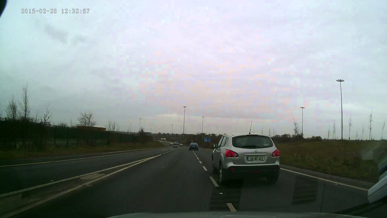 poor lane discipline going through junction - YouTube