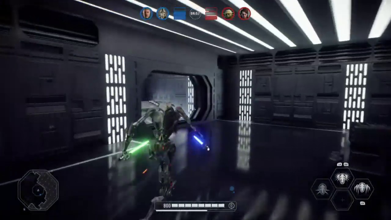 Star Wars Battlefront 2 - Defeating the double-team - YouTube