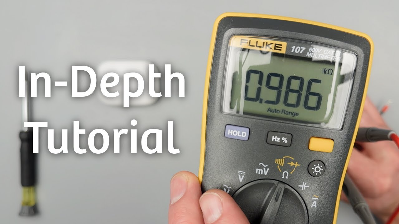 How to Use the Fluke 107 Digital Multimeter | Complete Guide & Tutorial ...