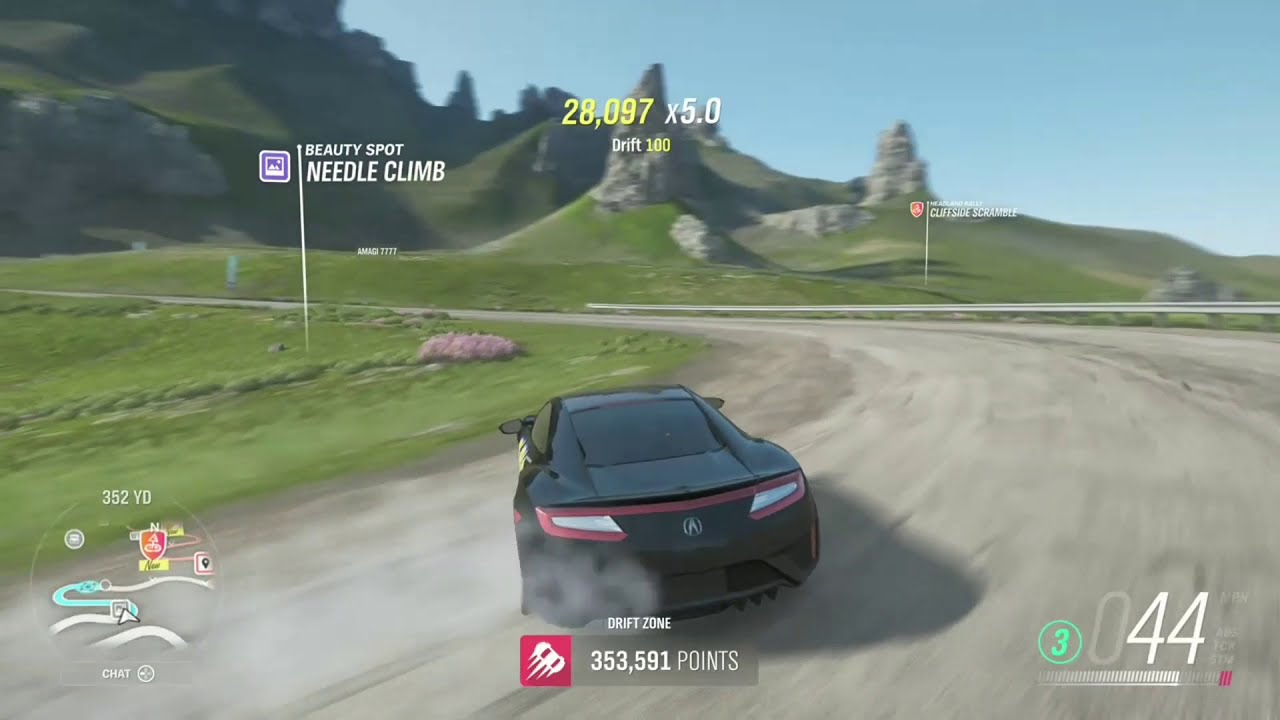 2017 Acura NSX Awd Drift Tune - YouTube