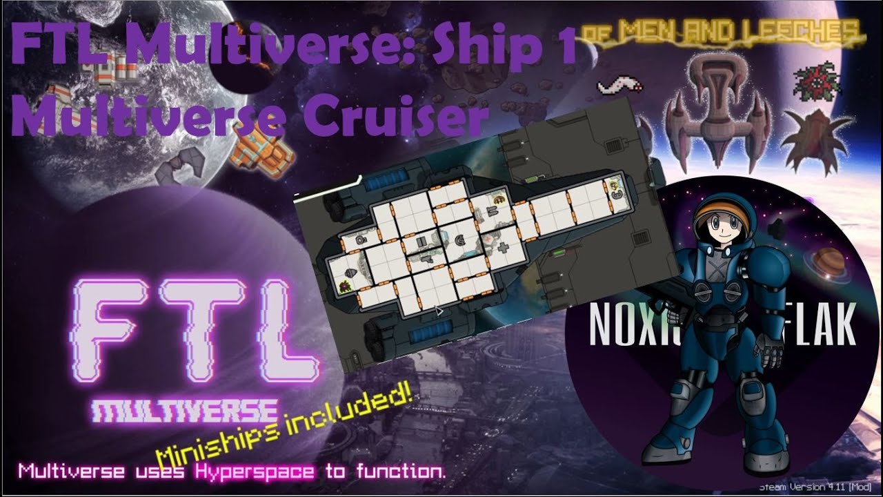 FTL Multiverse (Ship 1) multiverse Cruiser full playthrough - YouTube