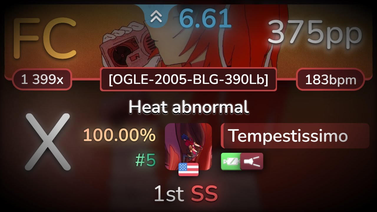 Tempestissimo | Iyowa feat. Adachi Rei - Heat abnormal [OGLE-2005-BLG ...