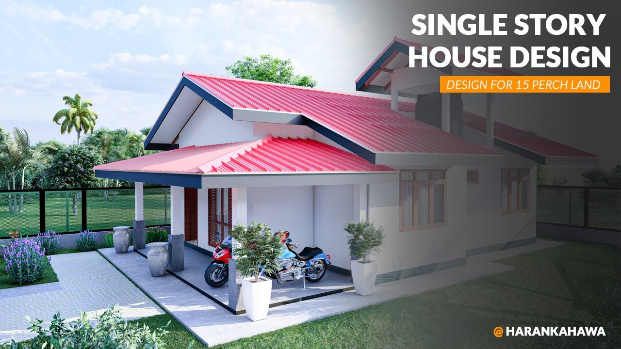 Single Story House Design @ Harankahawa - YouTube