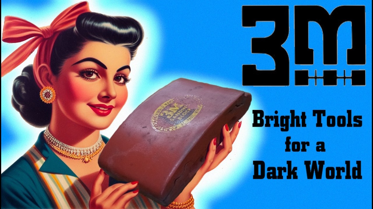 Vintage 1950's 3M Sanding Block - YouTube