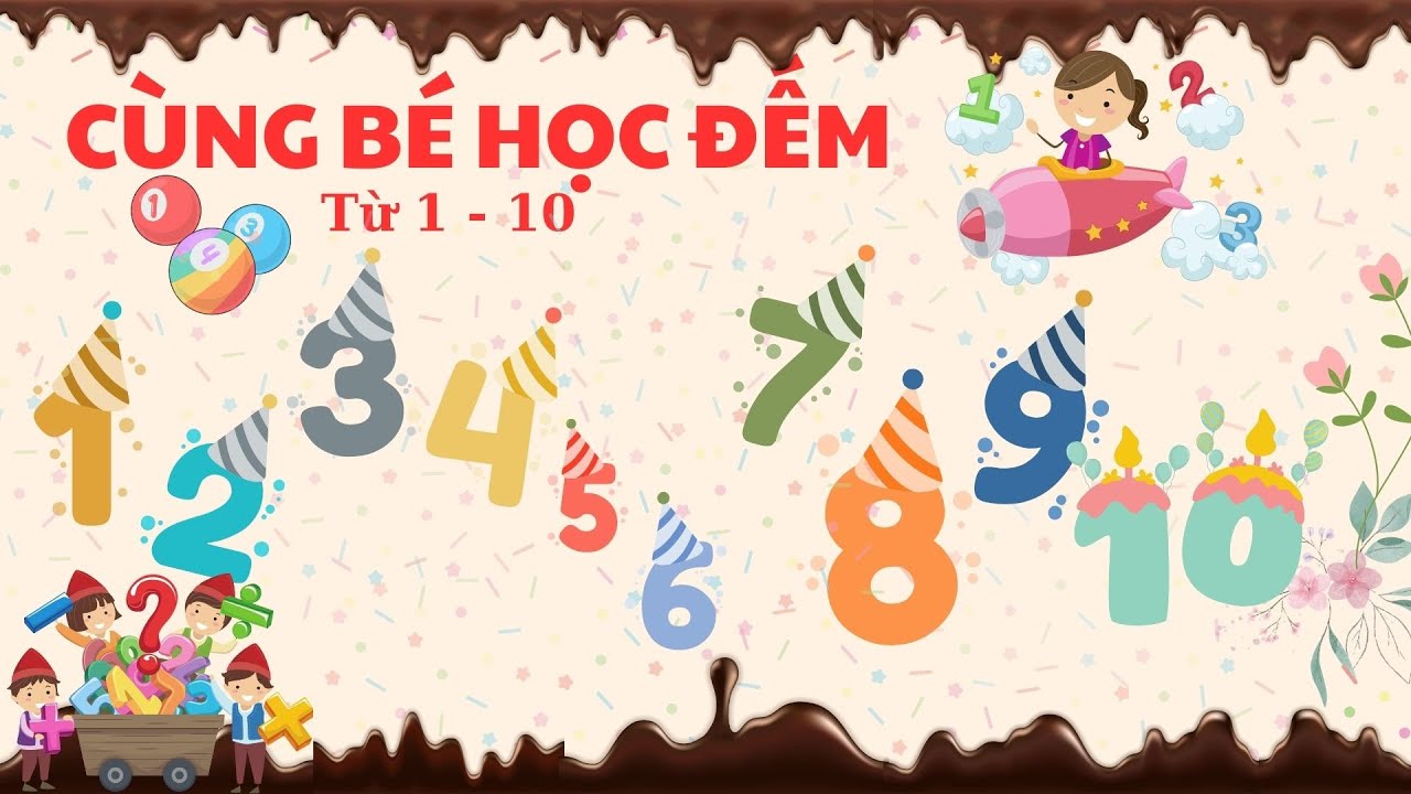 Số Gì Đây | Dạy Bé Học Đếm | Bé Học Số Đếm Từ 1 - 10 - YouTube