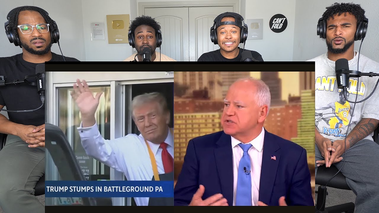 Democrats SUPPORT Trump After McDonald's Job as Tim Walz FREAKS OUT on ...