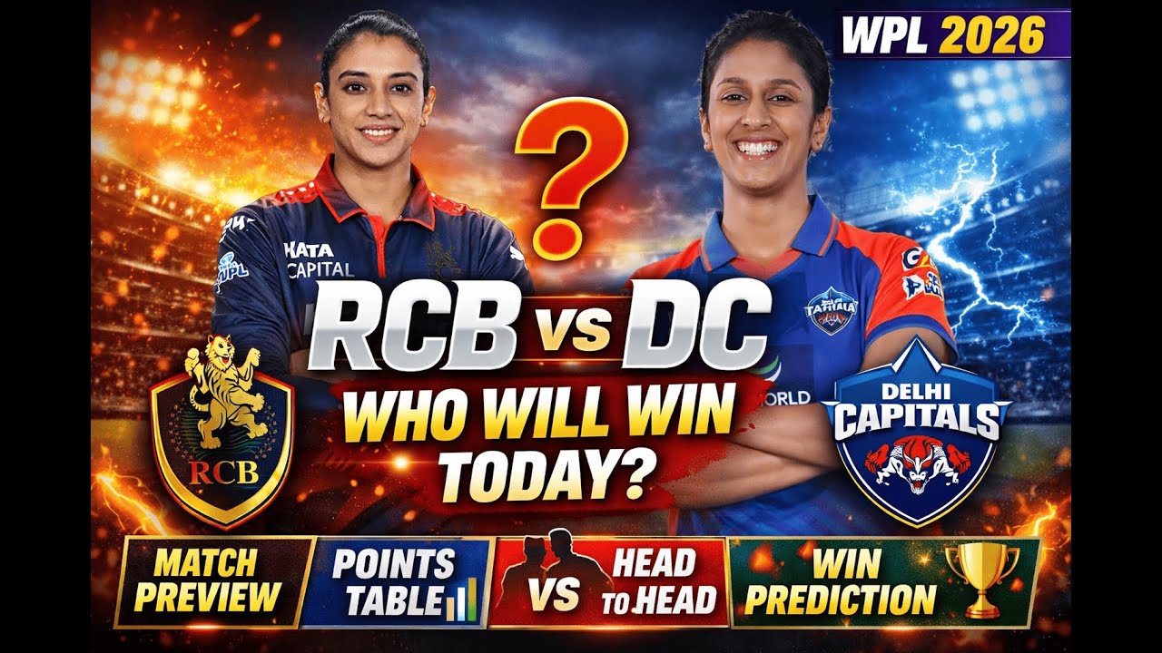 RCB vs DC Who Will Win Today? | Full Preview, Playin 11, Points Table ...