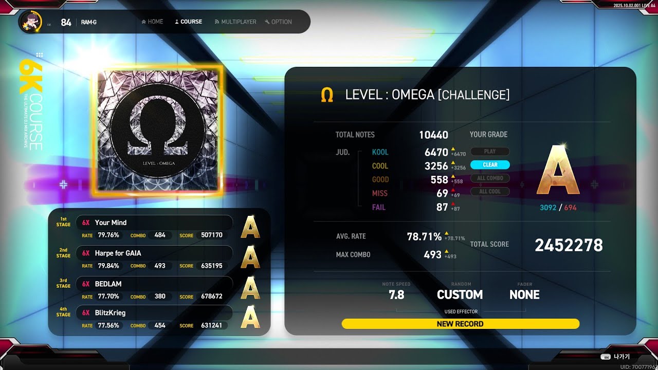 6K LEVEL : OMEGA [CHALLENGE] CLEAR (#78) - YouTube