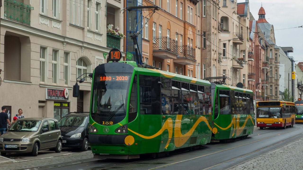 MPK Poznań - Moderus Alfa HF 04 AC #152 + #153 | linia 3 - YouTube